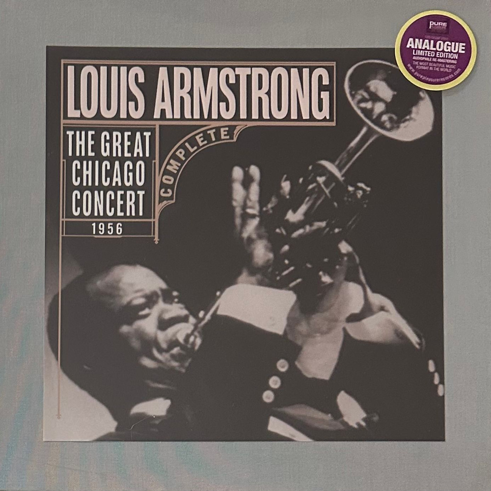 Виниловая пластинка Louis Armstrong - The Great Chicago Concert - 1956 ...