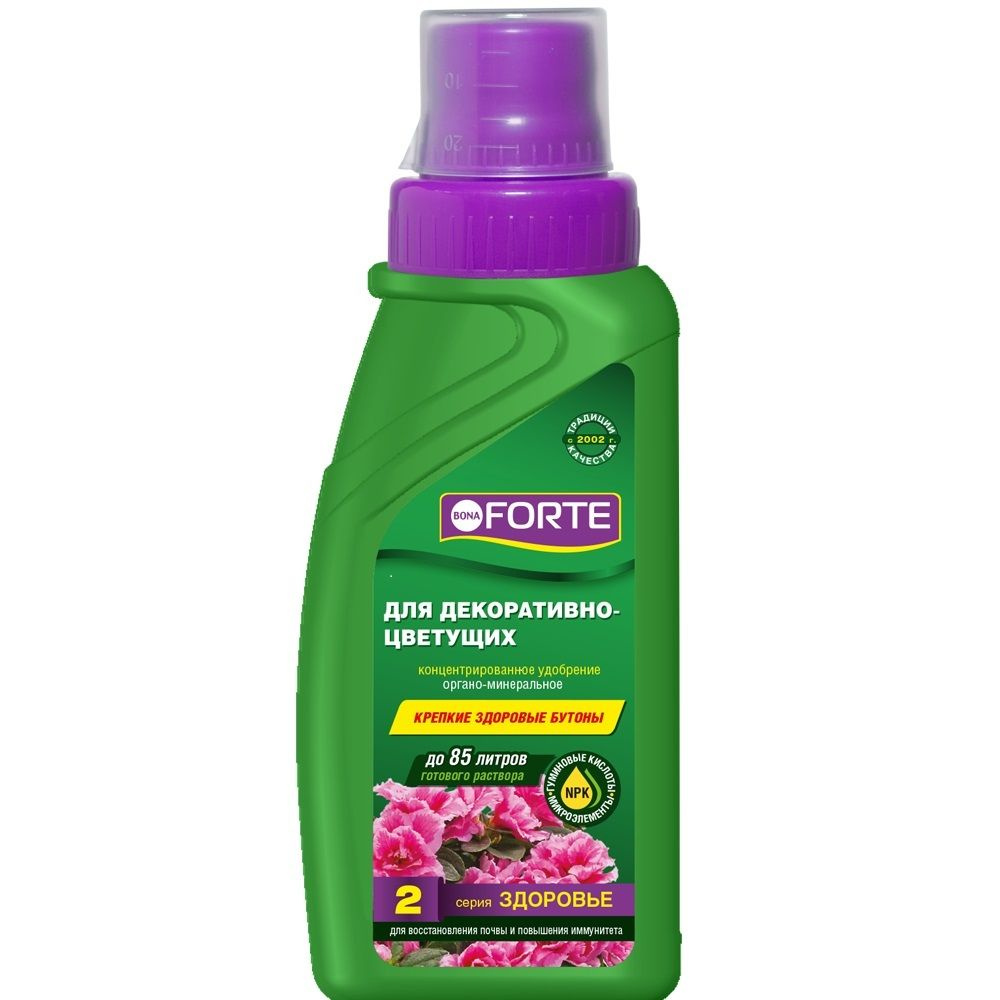 Удобрение для декоративно-цветущих растений "Bona Forte" Здоровье ...