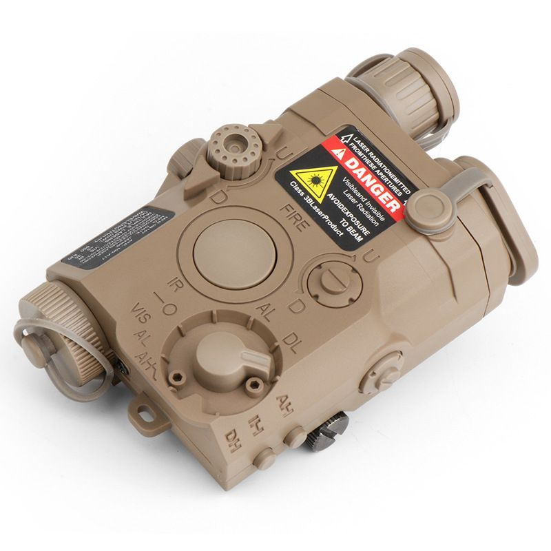 Тактический модуль PEQ-15 на планку Picatinny 3 в 1 фонарик, песочный ...