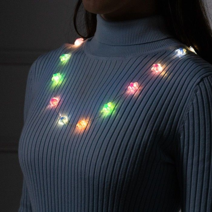 Светодиодные бусы Luazon Lighting "Звездочки", 80 см, LED 1608-16-4.6V ...