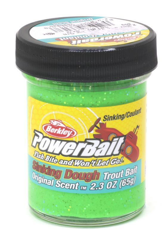 Паста Berkley PowerBait Sinking Glitter Trout Bait Spring/Lime купить ...