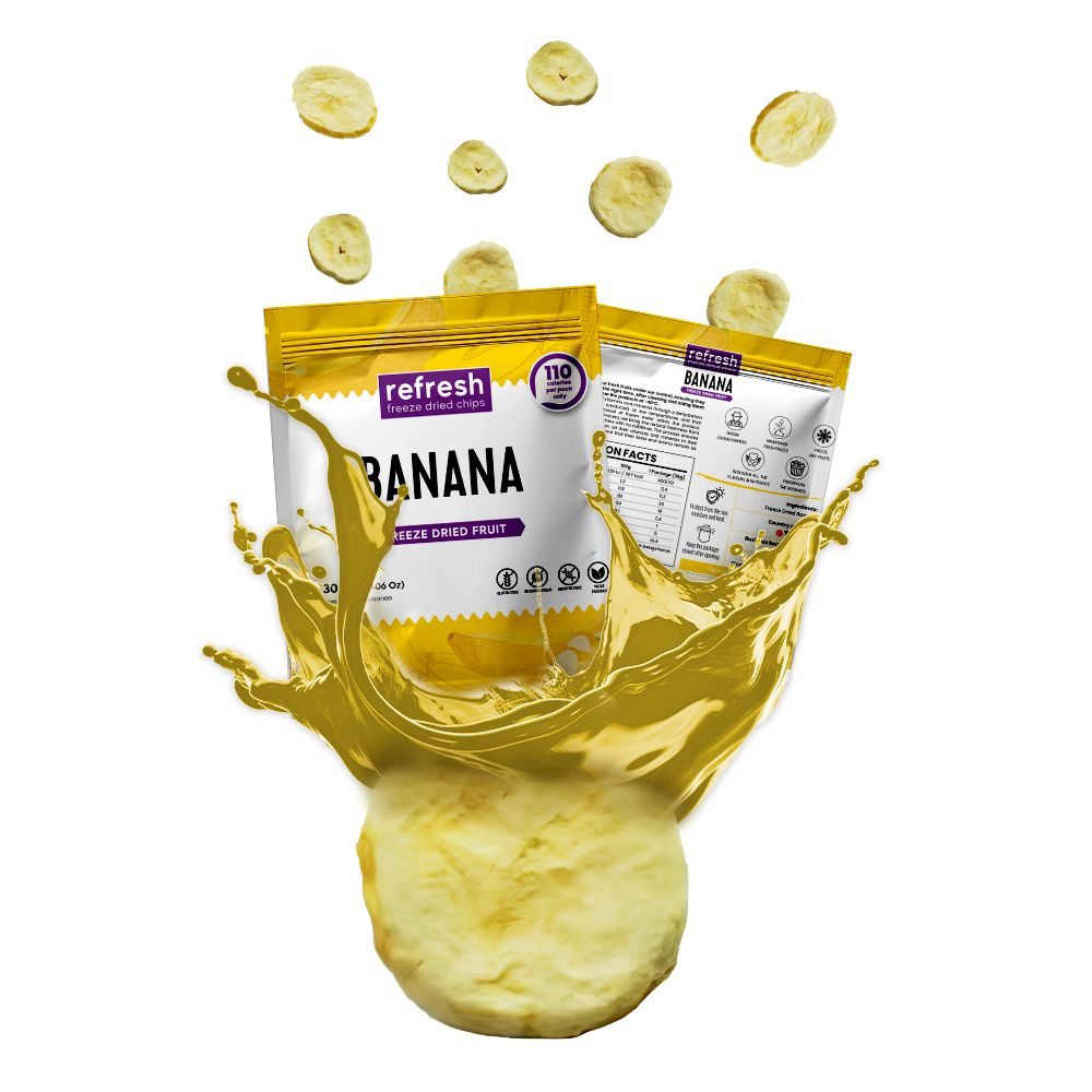 Refresh Chips Freeze Dried Banana - Сублимированные фруктовые чипсы 30г ...