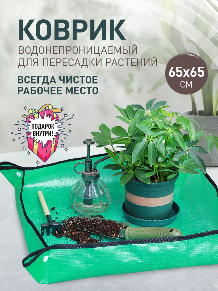 Коврик для пересадки растений купить на OZON по низкой цене (1774011801)