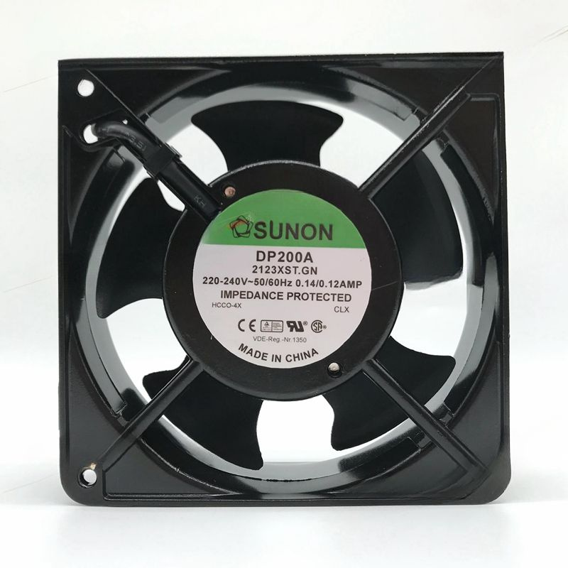 Вентилятор Осевой SUNON DP200A 2123XBT DP200A2123XST, 220В AC, 120x120x38 Мм,, Поток 160(+/-10П ...