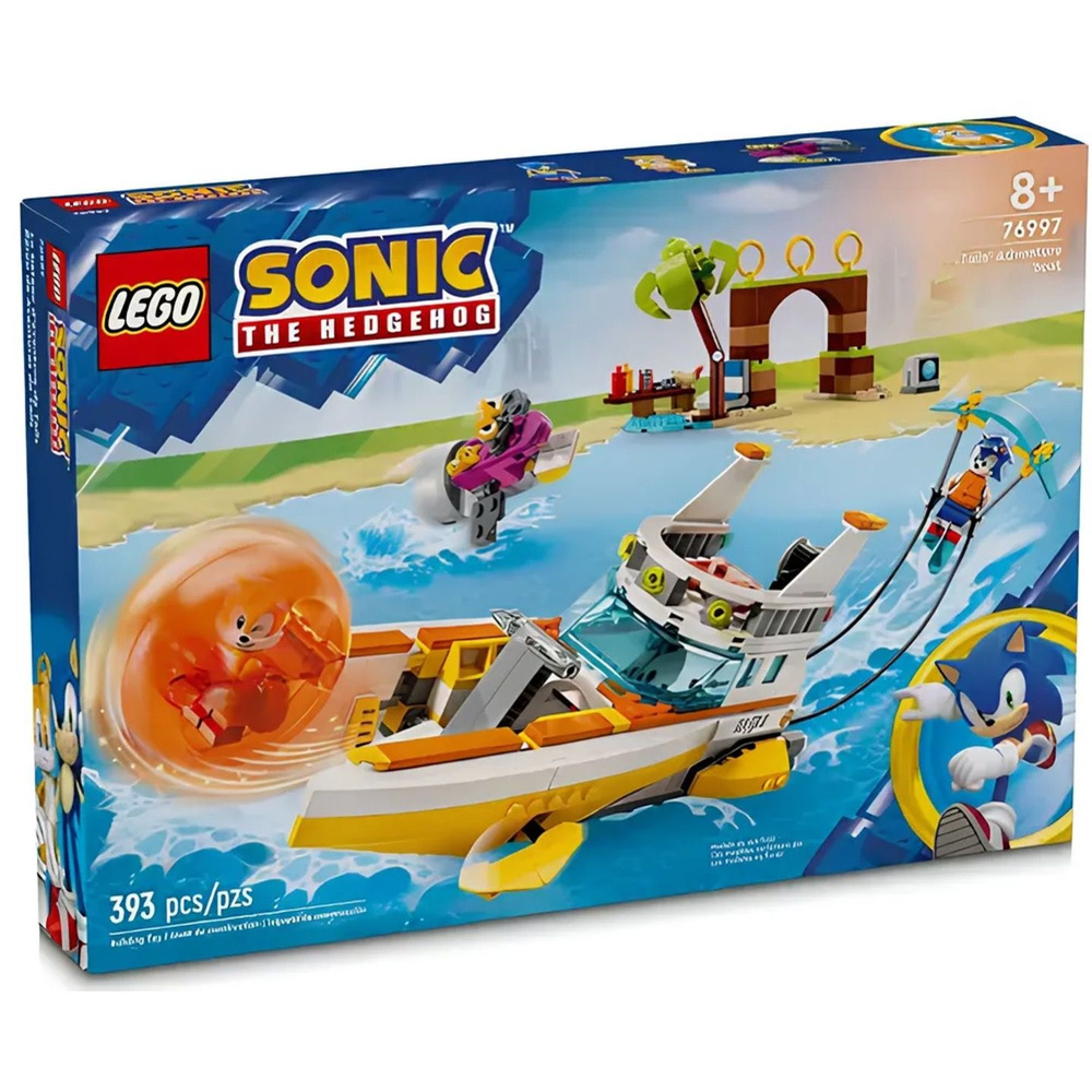 76997 Конструктор LEGO Sonic Приключенческая лодка Тейлза 393 деталей ...
