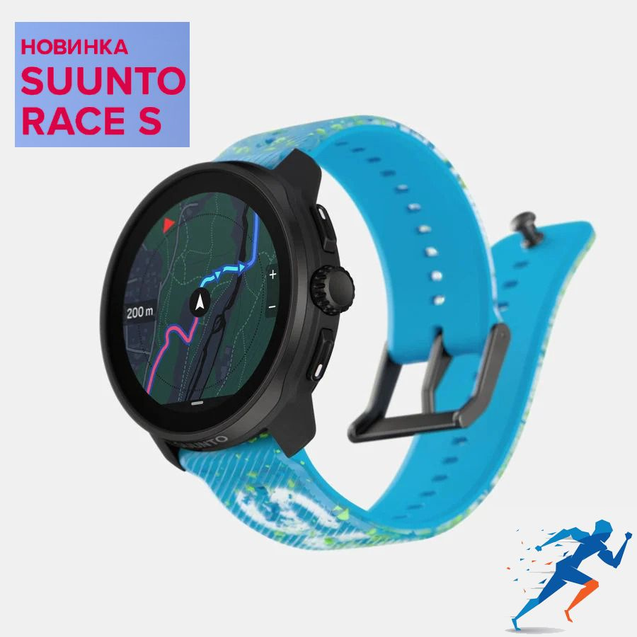 Умные спортивные часы suunto race s амолед синие. SS051013000 купить на ...
