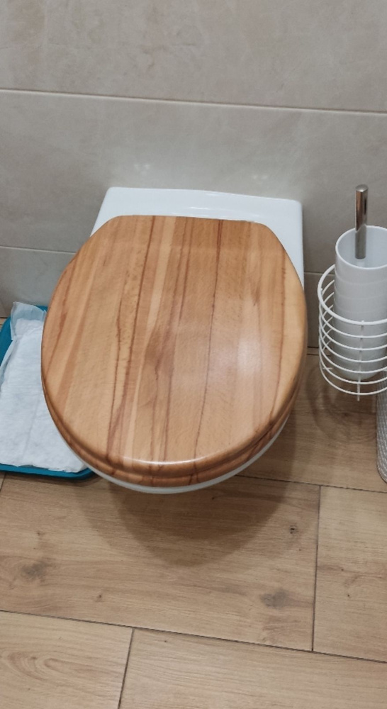 Деревянная крышка сиденье Twyford Bemis Advance металл.крепёж дерево ...