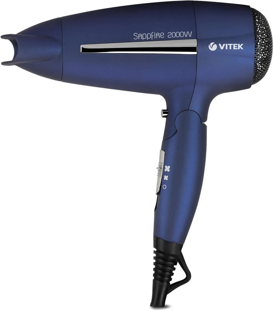 Фен Vitek VT-1309, 2000Вт, синий купить на OZON по низкой цене (1855055010)