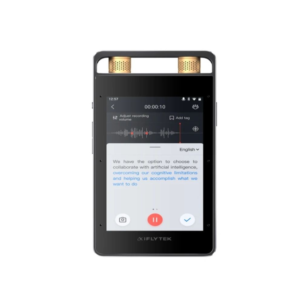 iFlytek SR502, Интеллектуальный диктофон с цветным экраном 2G 32G HD для цифровой записи с ...