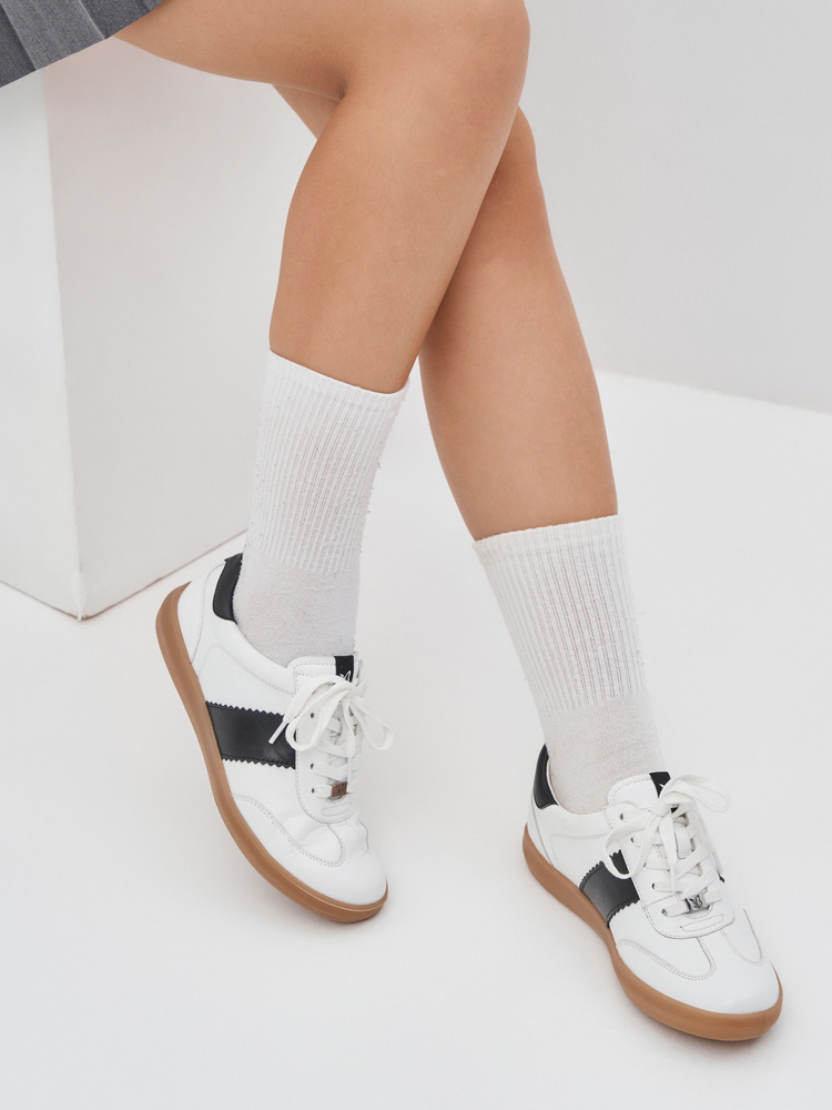 Кеды Женский Caprice Натуральная кожа, размер 39 G На любой сезон Шнурки Германия Шнуровка ...