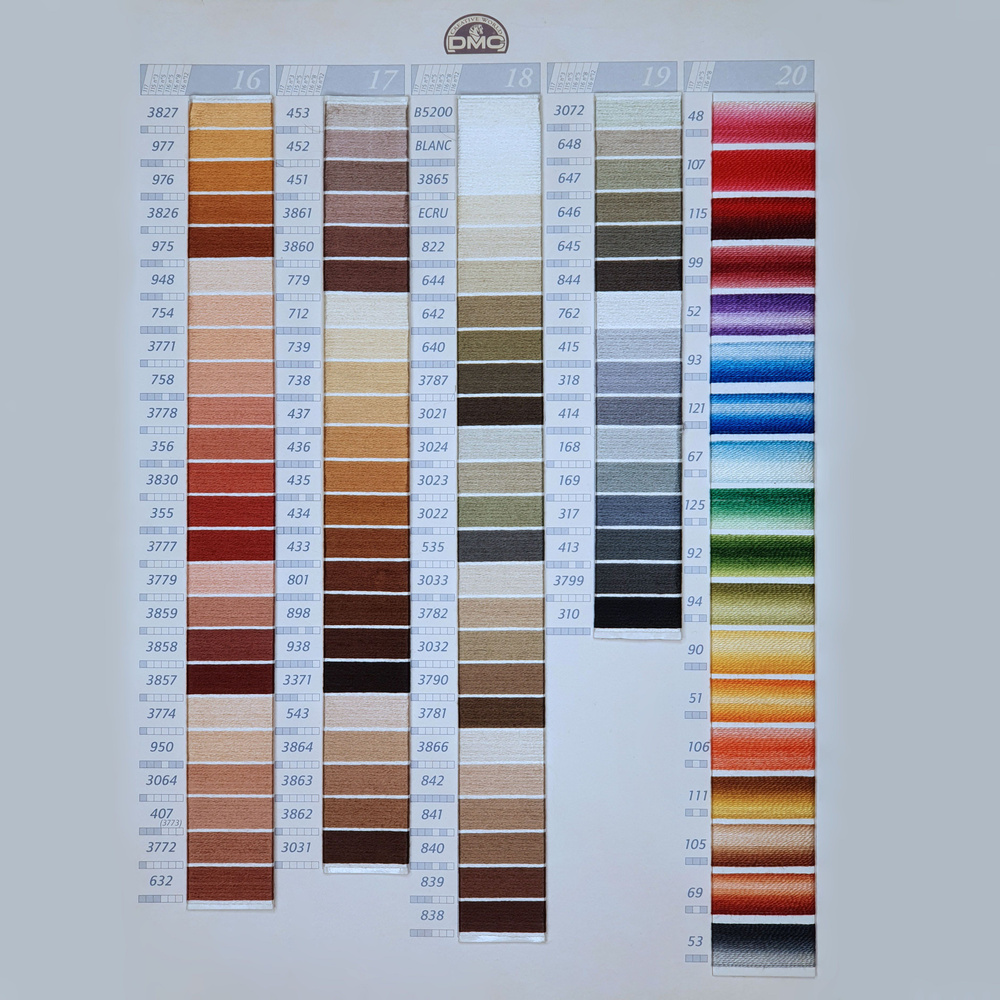 Мулине DMC 3799, 3 мотка купить на OZON по низкой цене (1782397354)