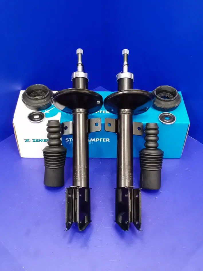 Пара задних амортизаторов с опорами,подшипниками опор,пыльниками и отбойниками Zekkert Германия ...