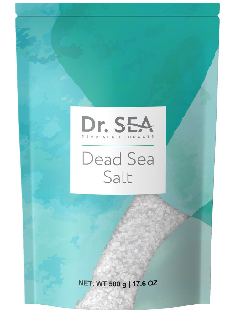Dr. Sea / Соль Мертвого моря (Dead Sea Salt), натуральная, чистая, 500 ...