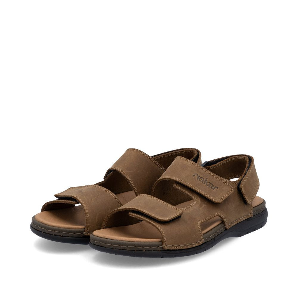 Сандалии Мужской Rieker, размер 43 Натуральная кожа Мягкая стелька G Лето Швейцария Липучки ...