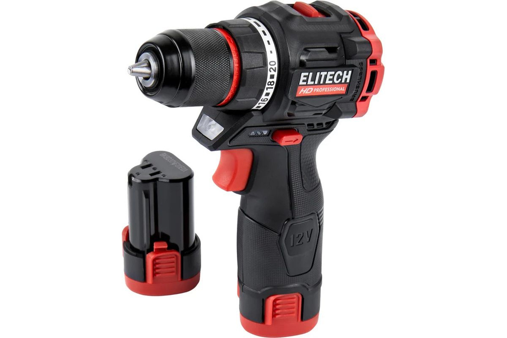 Elitech Дрель аккумуляторная CD 12L2 (E2201.038.01) HD 205713 купить на ...