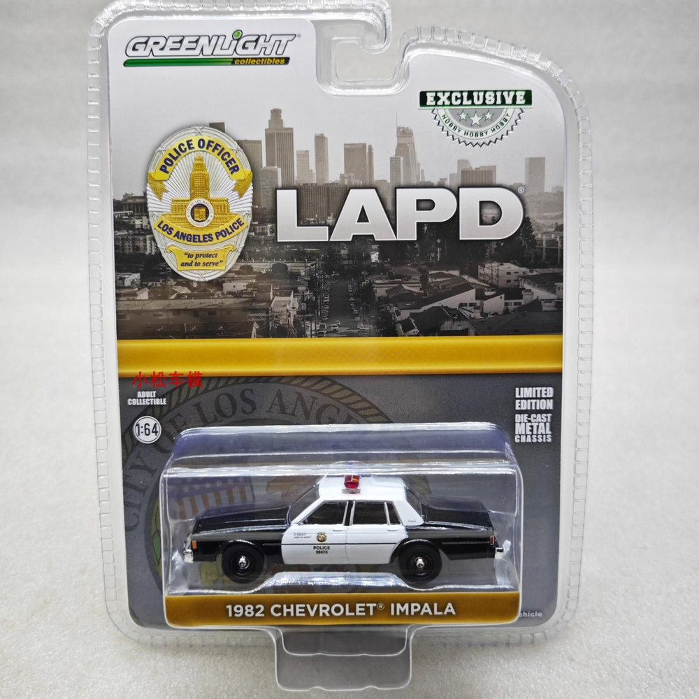 Машинка Greenlight Car model 1/64 1982 Chevrolet Impala - Los Angeles ...