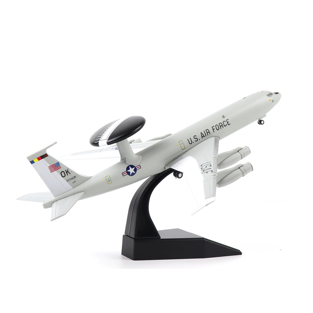 Коллекционная военная модель самолета E-3 Sentry, масштаб 1:200. Литая ...