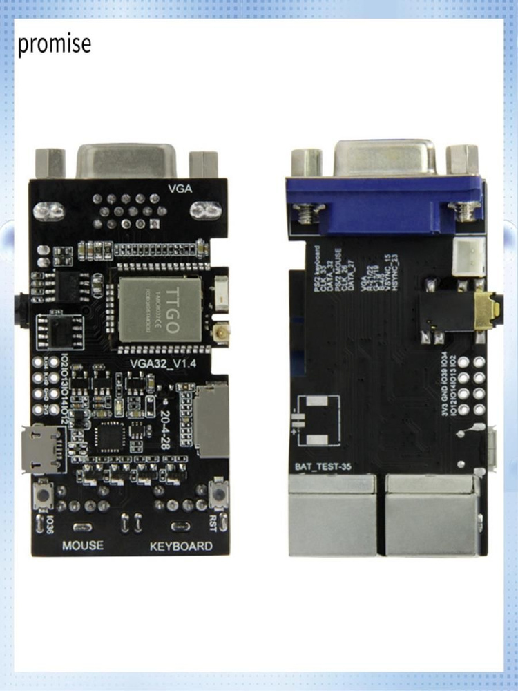 VGA32 VGA ESP32 Модуль PSRAM V1.4 Контроллер PS/2 Мышь Клавиатура Графическая библиотека Игра ...