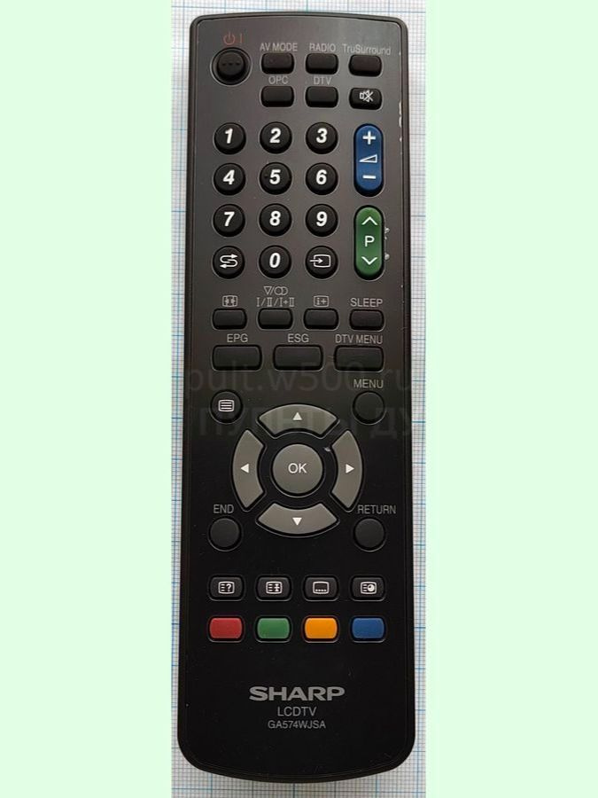 Пульт SHARP GA574WJSA (LCD) оригинал купить на OZON по низкой цене (1994843644)