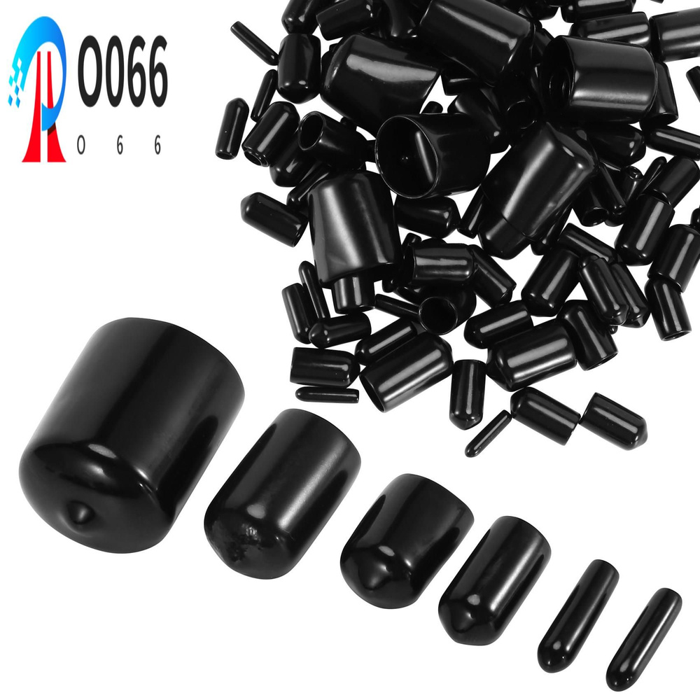 M3(Q D C 156 шт Виниловых эластичных торцевых болтов Винты Резиновая резьба Защитные колпачки 9 ...