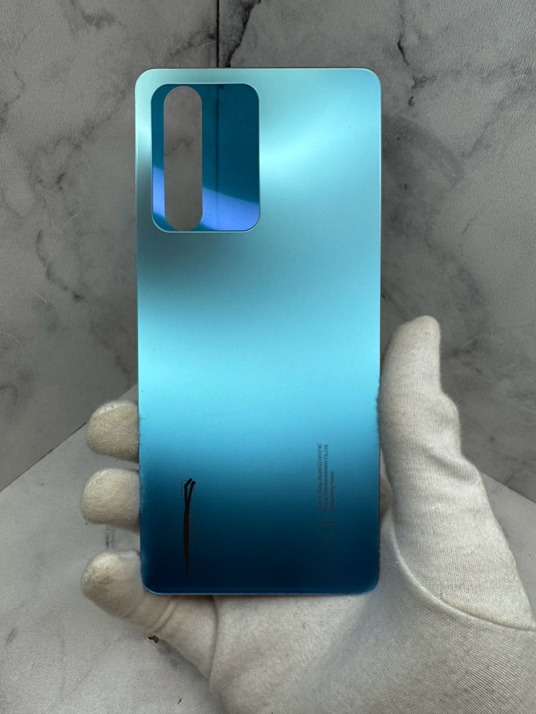 Задняя крышка для Xiaomi Redmi Note 12 Pro 5G (22101316G) (голубой ...