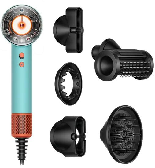 Фен Dyson Supersonic HD16 Nural Ceramic Patina / Topaz Orange купить на OZON по низкой цене ...