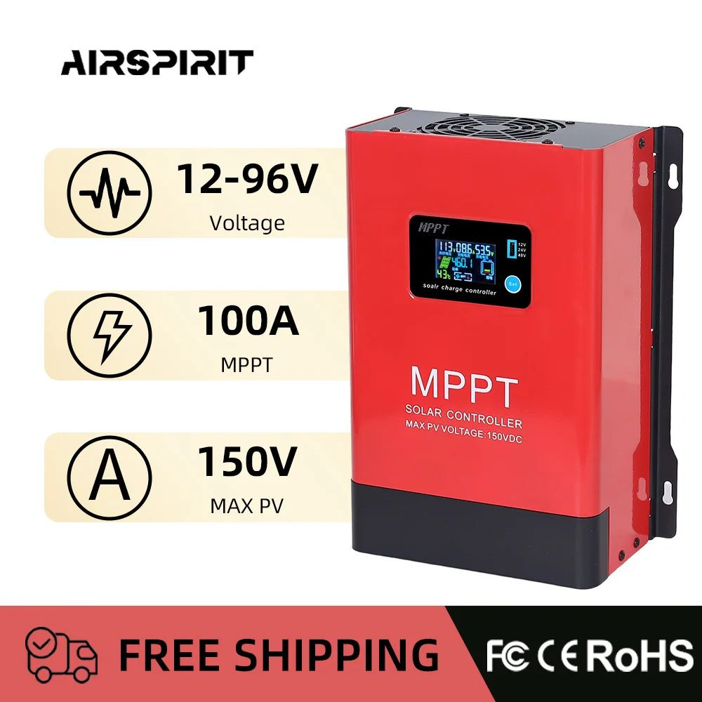 контроллер солнечного зарядного устройства 100A MPPT солнечный ...