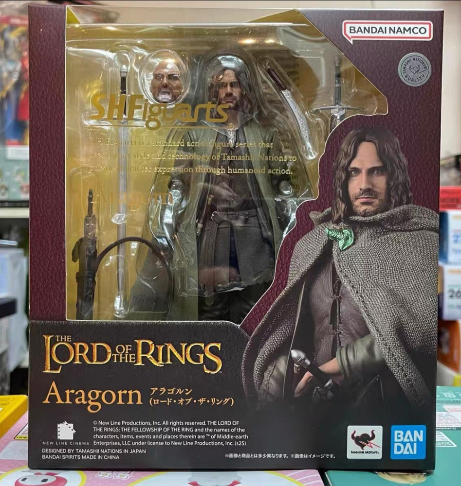Экшн фигурка Bandai S.H.FIGUARTS Lord of the Rings , Aragon , SHF купить на OZON по низкой цене ...