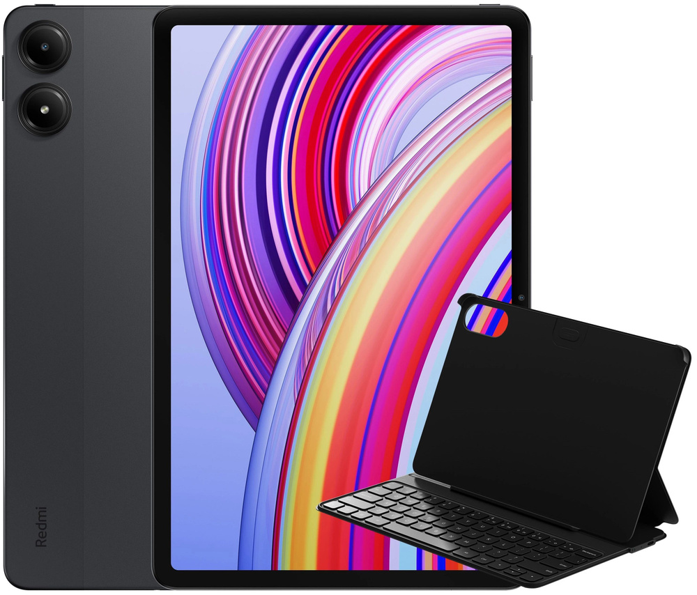 Redmi Планшет Pads pro 12.11" IPS 2560x1600, 8 ГБ / 256 ГБ 10000 серый ...