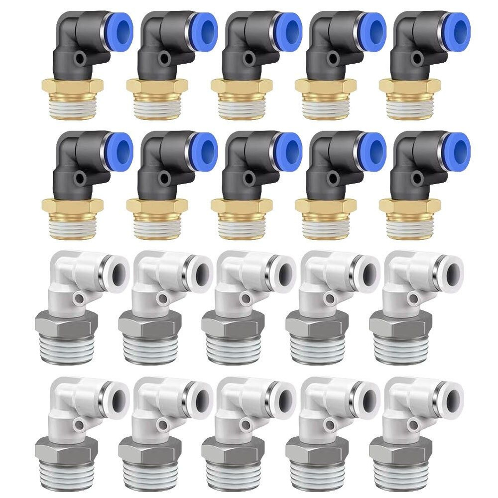 OZ-CTRE 10шт PL12-04 быстроразъемный соединитель шланга герметичный для полиуретановой трубки ...