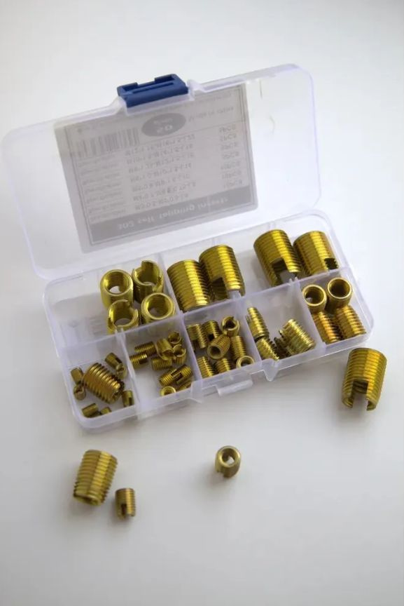 Набор вставок футорок для ремонта резьбы M3-M12 50 предметов ANROKEY купить на OZON по низкой ...