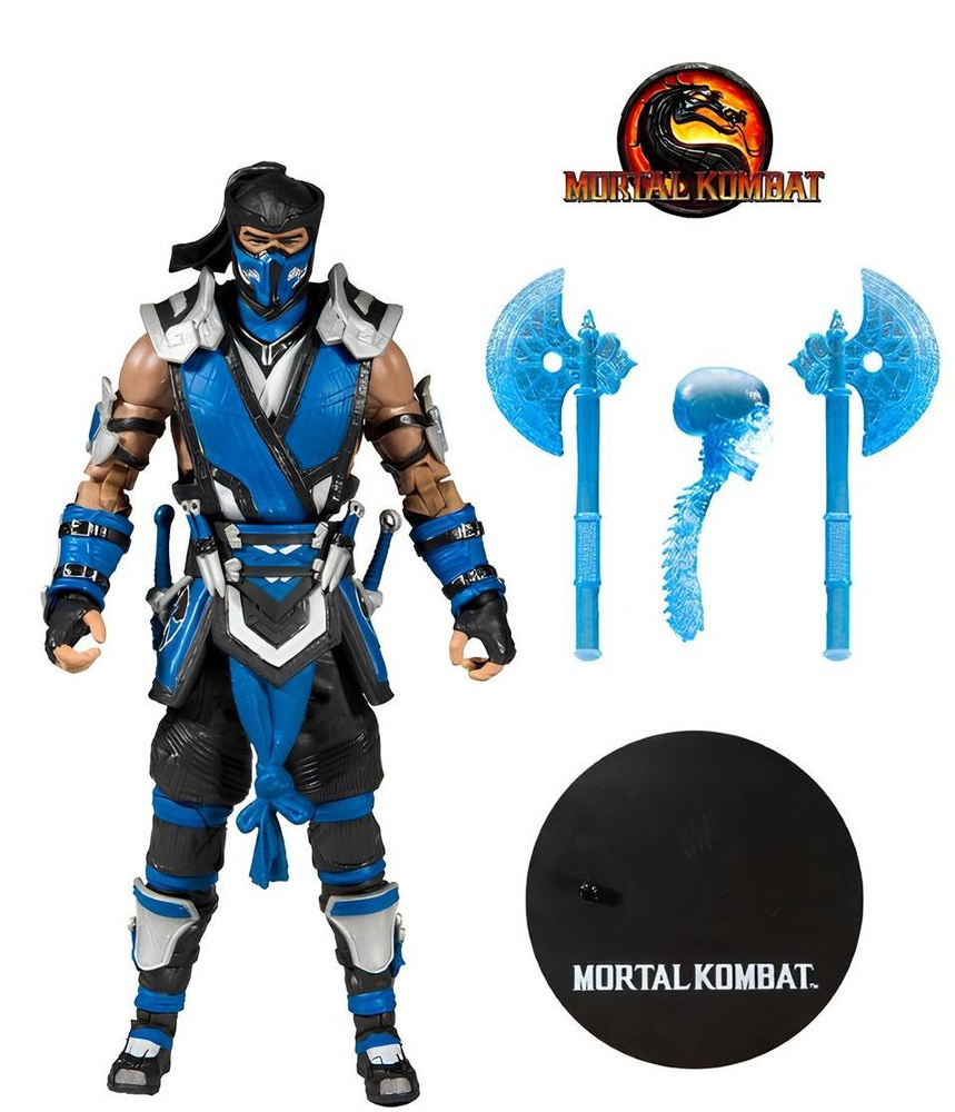 Коллекционная фигурка Sub-Zero из игры Mortal Kombat, модель бойца ...
