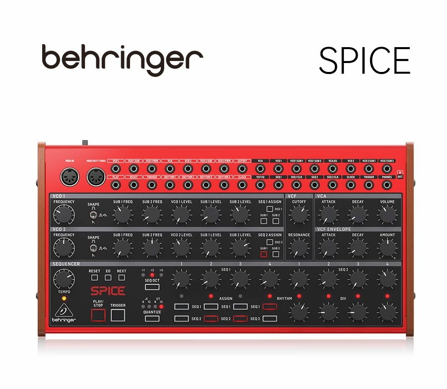 Behringer SPICE Singer Инструмент Аналоговый синтезатор Аналоговые ...