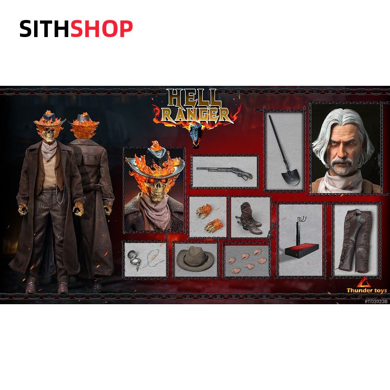 Фигурка Thunder Toys Ghost Rider Hell Ranger Carter Slade TD2023B 1/6 ...