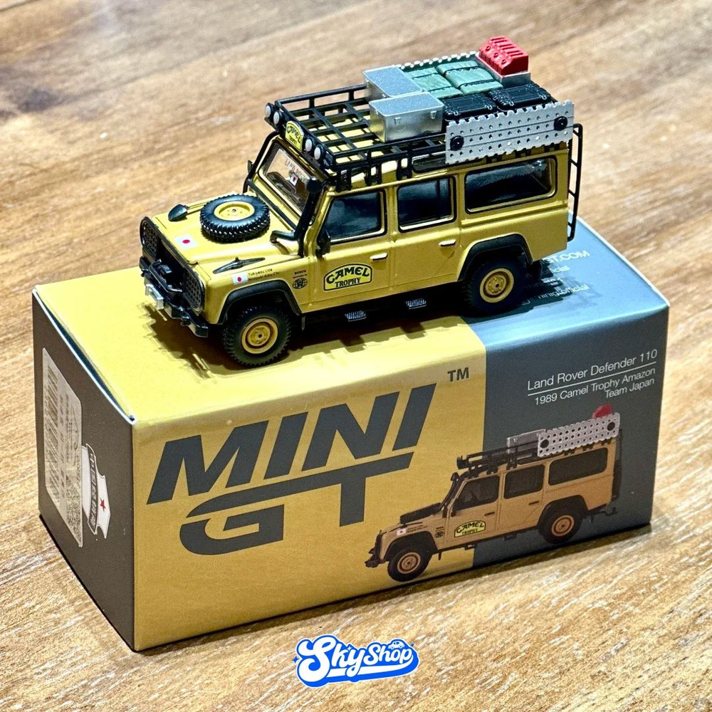 Машинка металлическая модель MINI GT 1:64 #463 Land Rover Defender 110 ...