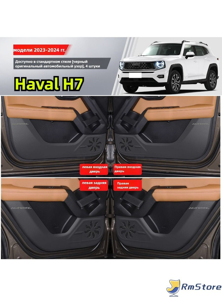 Haval H7 защитная наклейка на дверь,Аксессуары для интерьера Haval H7 ...