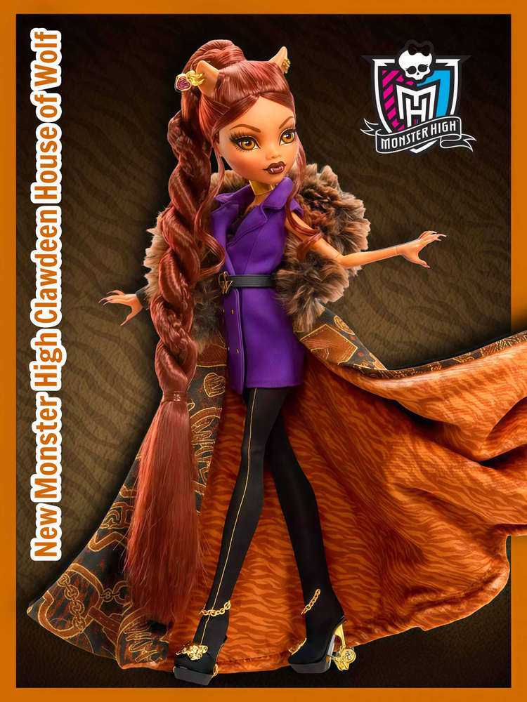 Кукла Monster High Doll, Clawdeen Wolf House of Wolf Collectible with ...