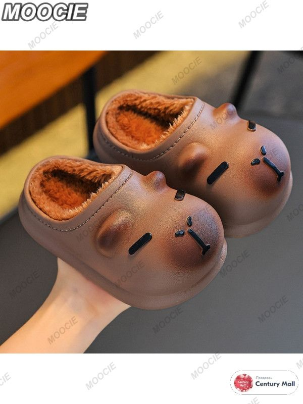 Галоши Девочки, Мальчики MOOCIE глубокий коричневый Waterproof, EVA Без застёжки Зима купить c ...