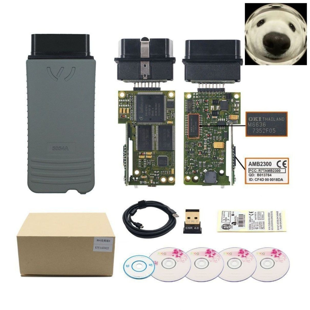 Полночиповый адаптер VAS 5054A с зуммером OKI для ODIS 7.2.1 ...