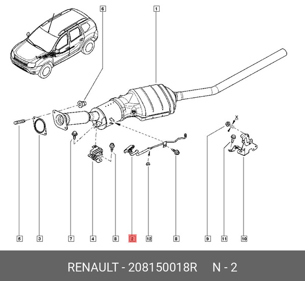 Датчик давления воздуха Renault 208150018R купить на OZON по низкой ...