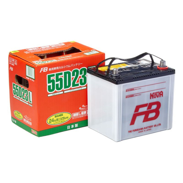 Аккумулятор автомобильный FURUKAWA BATTERY SUPER NOVA 55D23R пр ...