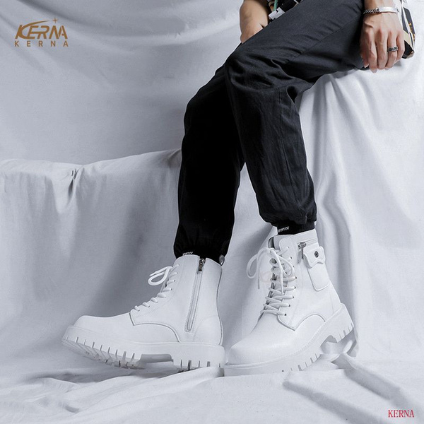 Кроссовки Мужской KERNA Натуральная кожа Бег, размер 42 R (средняя) Зима Шнурки Стандартный ...