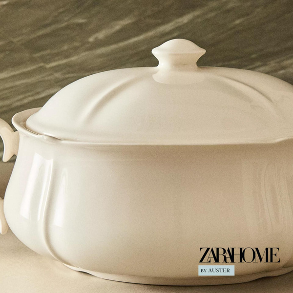 ZARA HOME Супница "коллекция: earthenware tableware with raised-design ...
