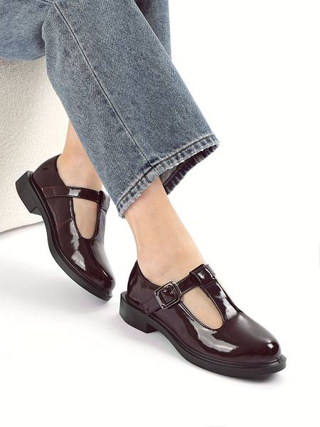 Туфли Женский Covani Кожа натуральная лакированная, размер 37 Стандартный низкий (до 4 см) 7 ...