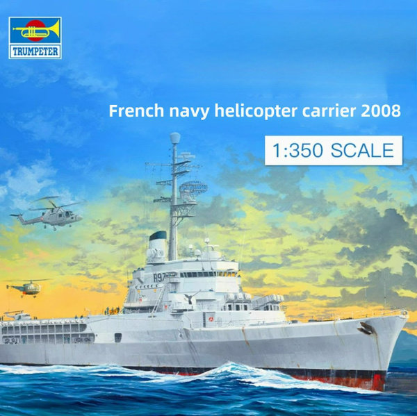 Trumpeter 05635 1/350 Французский вертолётный крейсер Jeanne d 'Arc ...