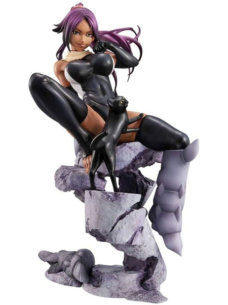 аниме фигурки Megahouse G.E.M. Bleach Shihouin Yoruichi Коллекционная модель купить на OZON по ...