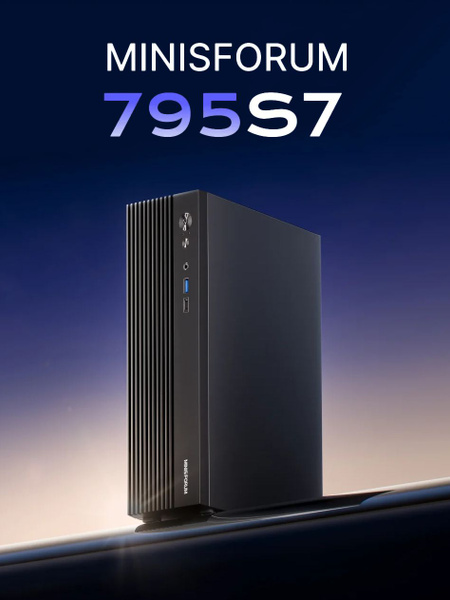 MINISFORUM Мини-ПК 795S7 (AMD Ryzen 9 7945HX, RAM Отсутствует, AMD ...