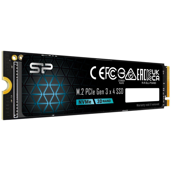 256 ГБ Внутренний SSD-диск Silicon Power 2280 SP256GBP34A60M28 ...