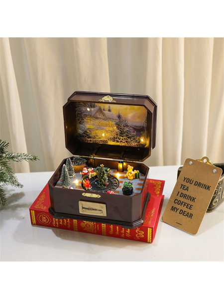 LR Детский новогодний подарок музыкальный светящийся вращающийся купить ...