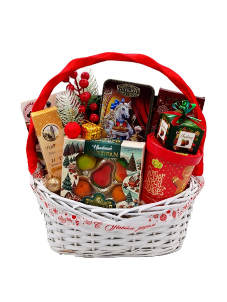 Новогодняя подарочная корзина с символом года (2630) купить на OZON по ...